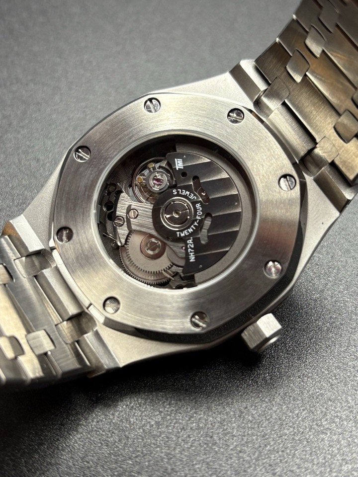 Custom Skeleton Seiko Mod Automatic Watch 42mm | eBay