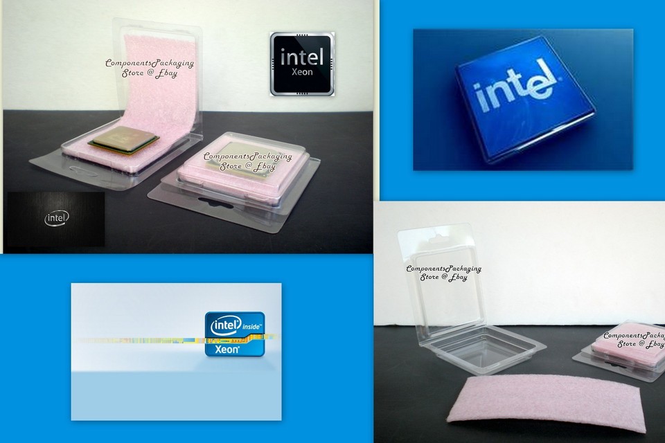 LGA1366 CPU Clam Shell Case for Intel Xeon & Core i7 CPU Lot of 10 25 ...