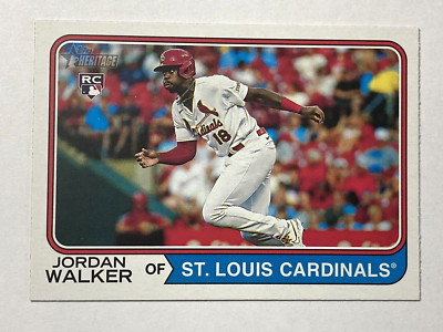 2023 Topps Heritage High Number Jordan Walker Rookie Card #558 ...