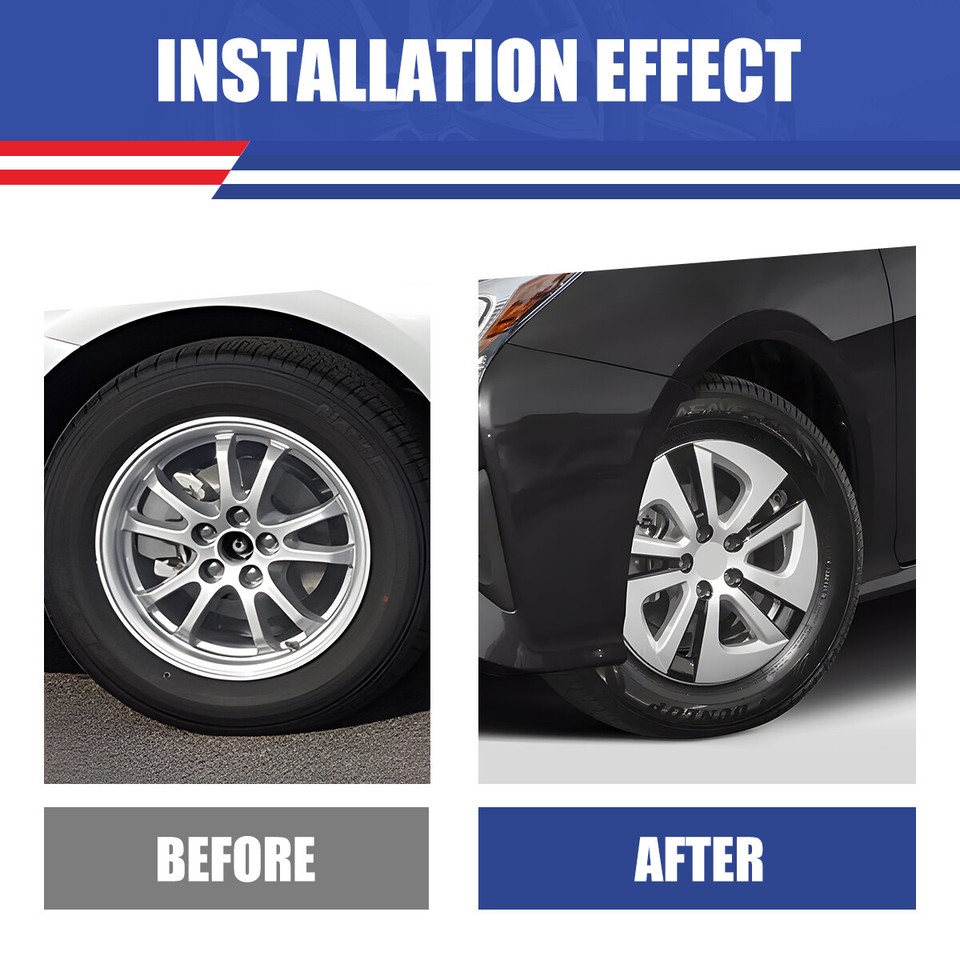 4PCS 15" Wheel Cover Fits 2016-2022 Toyota Prius Hub Caps Full Rim Snap ...