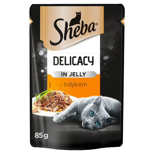 SHEBA DELICACY DINDE EN JELLY NOURRITURE POUR CHATS 3065890104440 | eBay