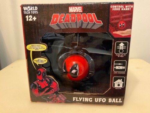 Marvel Deadpool Flying UFO Ball New Ages 12 + | eBay