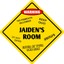 *Aluminum* Jaiden's Room Kids Room Door 12"x12" Metal Novelty Sign | eBay