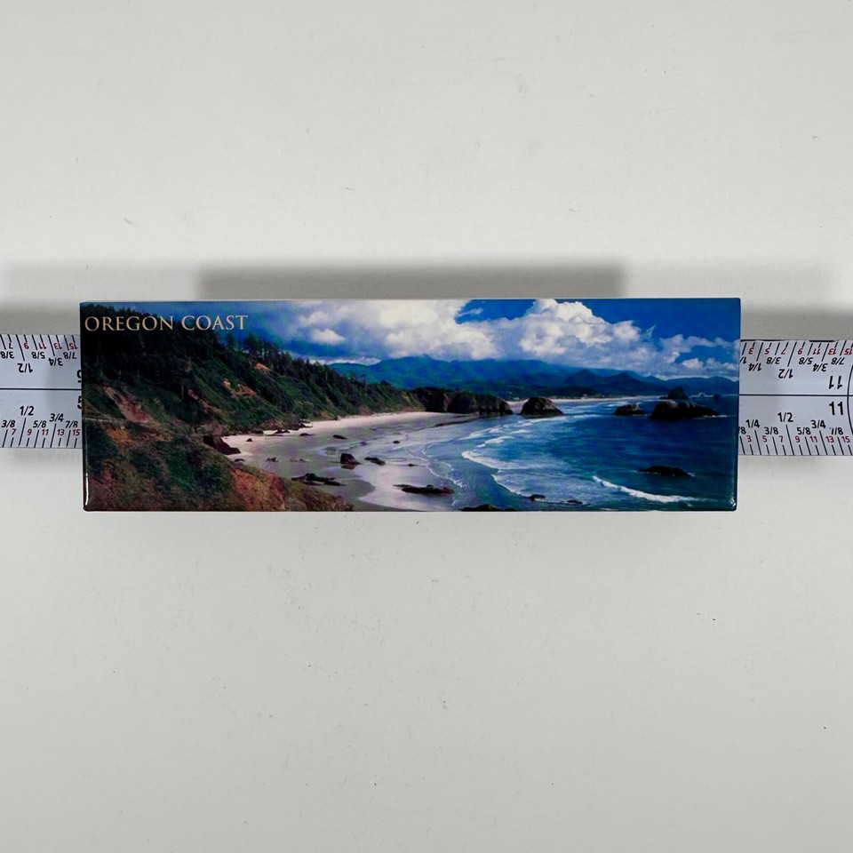 Oregon Coast Cannon Beach Haystack Rock Refrigerator Magnet Travel ...