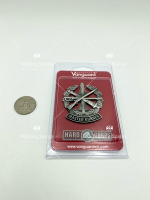 GENUINE U.S. ARMY IDENTIFICATION BADGE: MASTER GUNNER - SILVER OXIDIZED ...