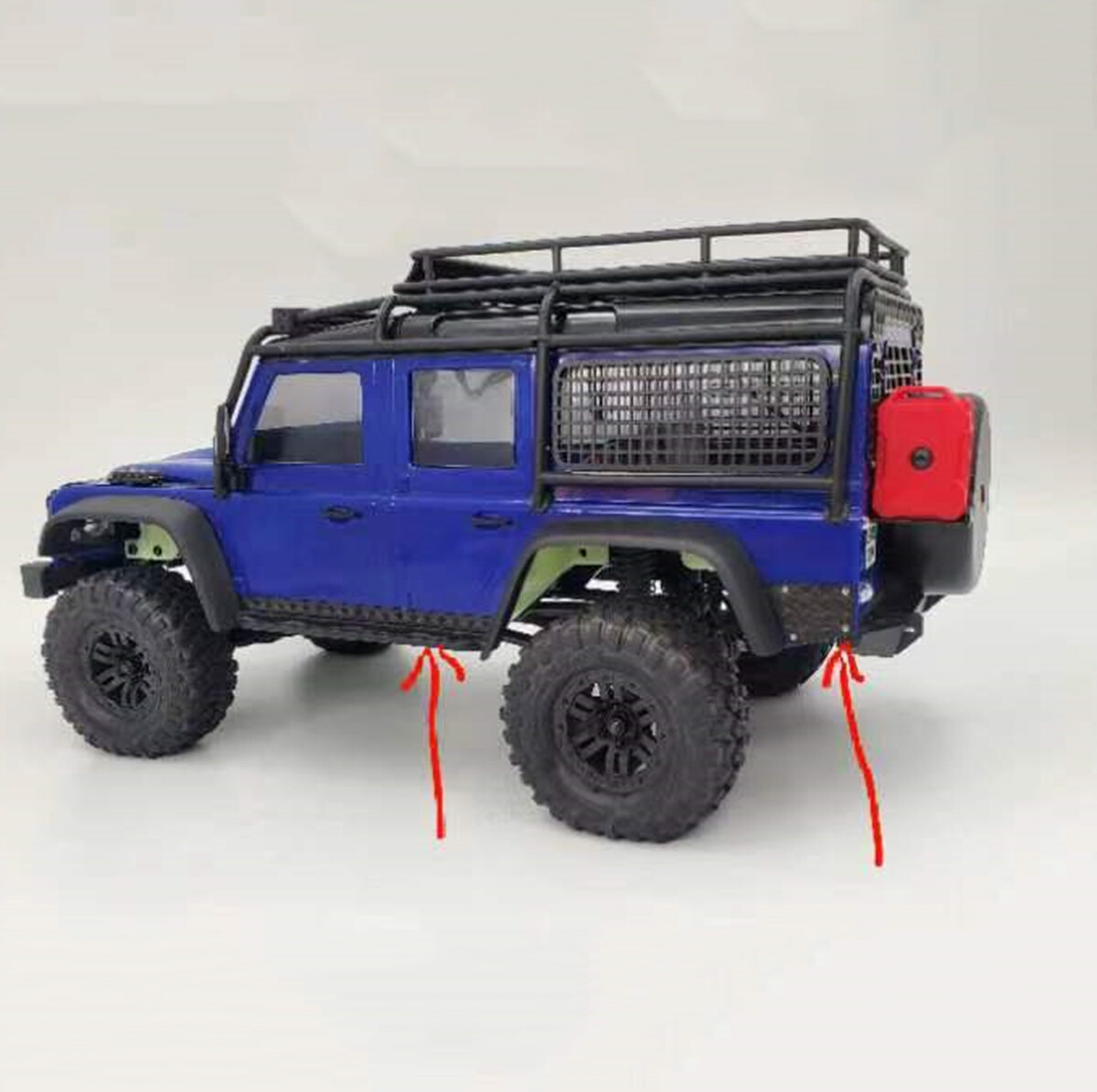Rear Window Mesh Car Body Refit Decorations for 1/18 Traxxas TRX-4M ...