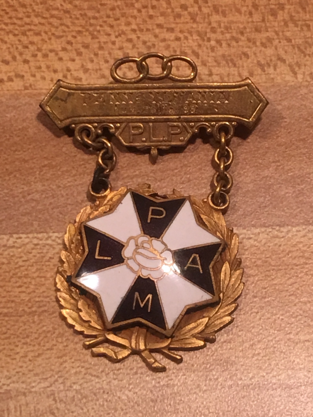 Pennsylvania LAPM Enamel Pin Badge Ladies Auxiliary Patriarchs Militant ...