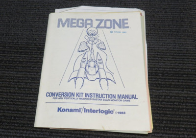 1983 Mega Zone Konami Convertion Kit Instruction Manual | eBay