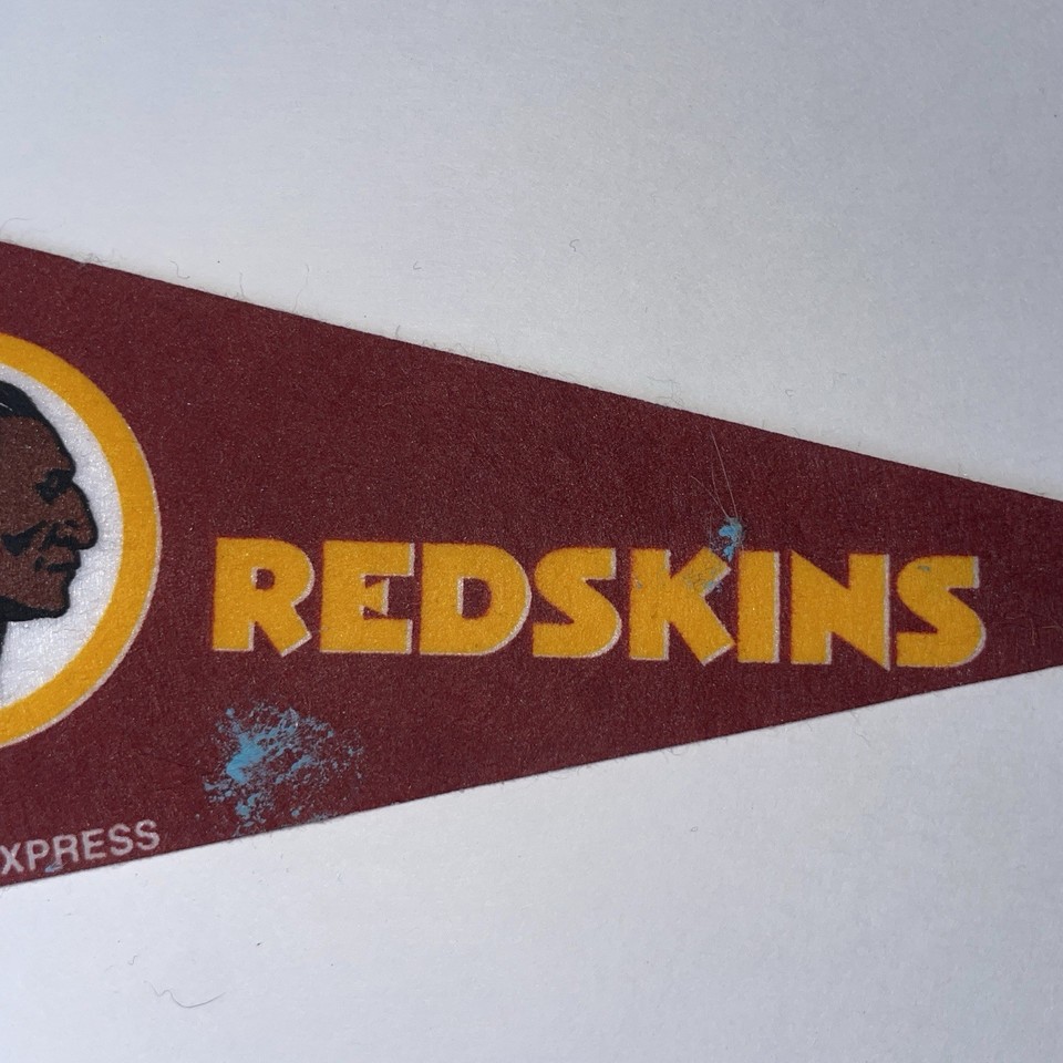 Washington Redskins Vintage NFL Football Mini Pennant 9"x4” Felt Banner ...