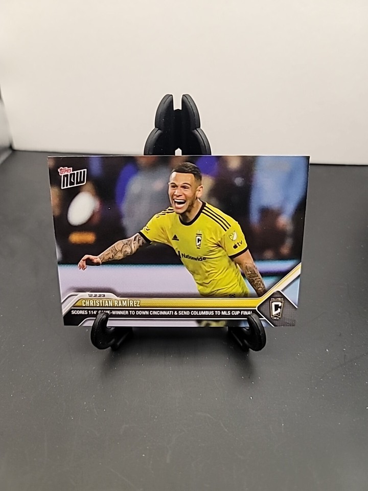 2023 Topps Now MLS 241 CHRISTIAN RAMIREZ COLUMBUS CREW MLS CUP SP /224 ...