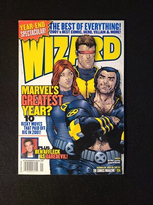 Wizard The Comics Magazine #124 January 2002 Jean Grey Cyclops ...