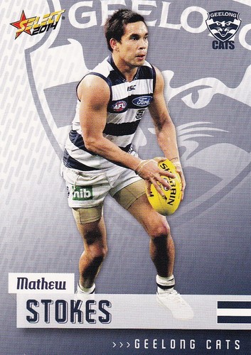AFL 2014 Select Geelong Cats - Mathew Stokes Card No.87 | eBay Australia