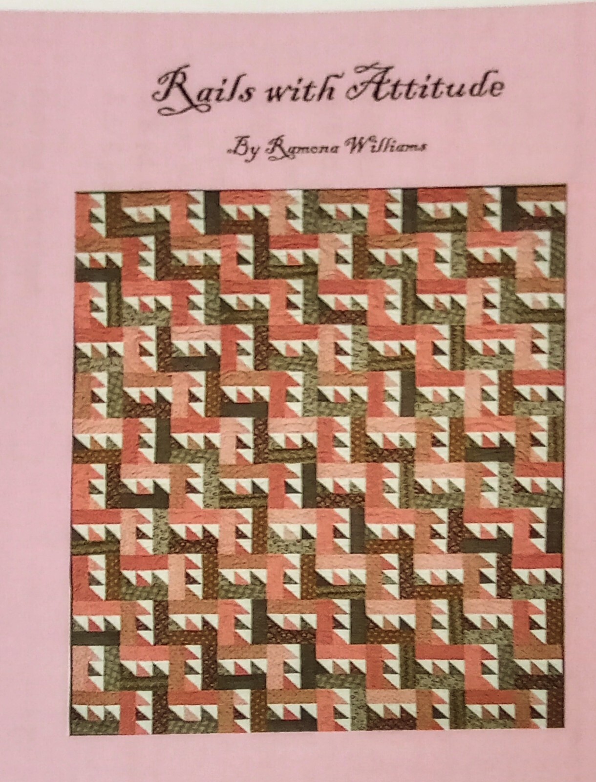 Pieced Quilt Pattern RAILS WITH ATTITUDE Lap Throw Baby Crib | eBay