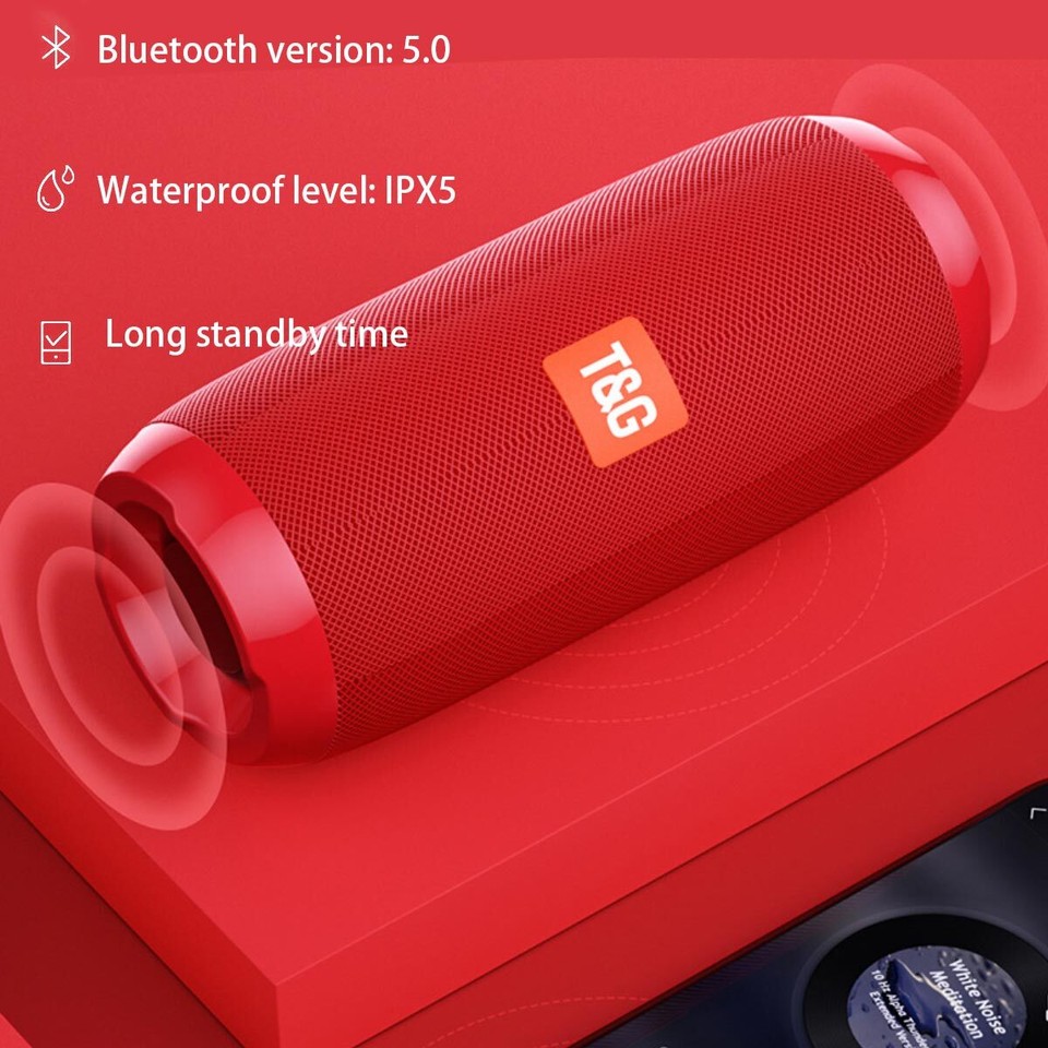 Wireless Portable Bluetooth Speaker Ear Boom Sound Speaker TG117 USB/TF ...