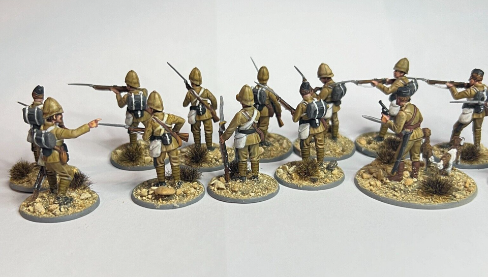 13 Perry Miniatures British Infantry North West Frontier 1877-85 28mm ...
