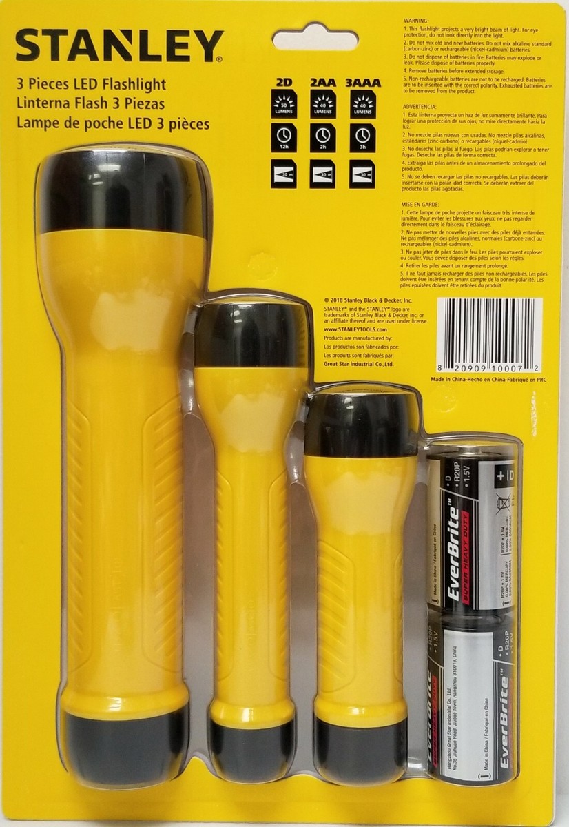 Stanley Flashlight 3 In 1 Stanley Mini Tripod Keychain Handheld Purple