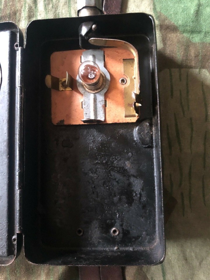 WW2 WWII GERMAN TORCH FLASHLIGHT LATERN PERTRIX 679L WEHRMACHT MILITARY ...