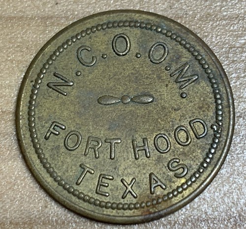Fort Hood Texas NCOOM VINTAGE Good For 10c In Trade Token Coin =A153 | eBay