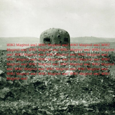 Photo Ligne Maginot Lorraine Moselle Thionville Metz fortifié RIF ...