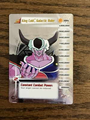 DBZ Dragon Ball Z FOIL King Cold, Galactic Ruler 200 Hi-tech CCG ...