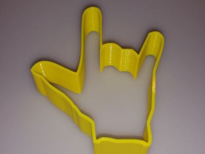 I Love You Sign Language Cookie Pastry Biscuit Cutter Icing Fondant ...