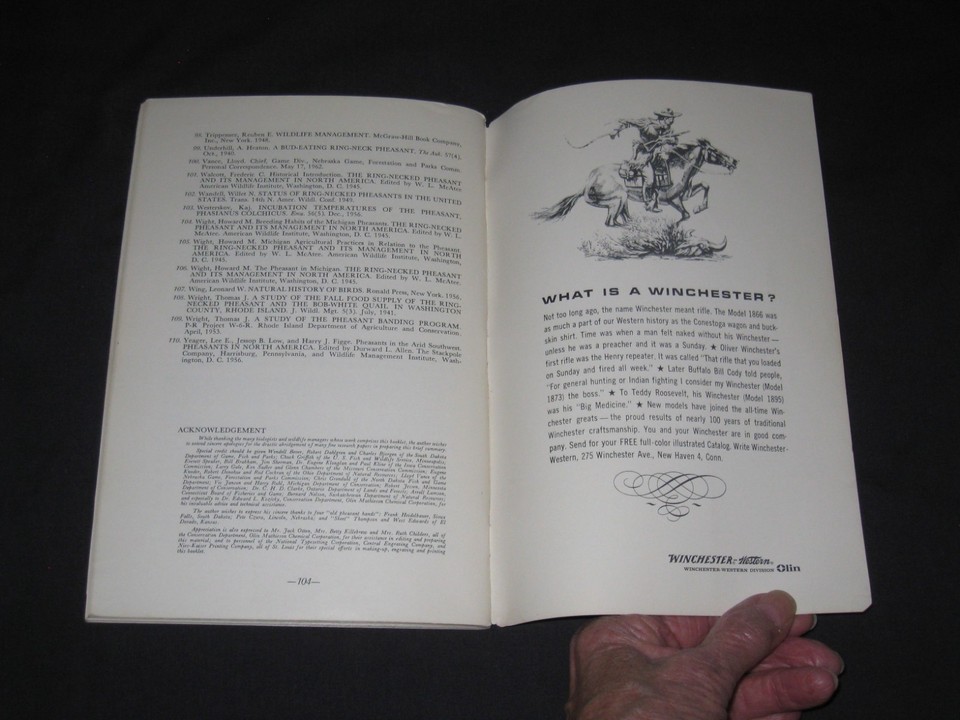 The Ring-Necked Pheasant Olin Mathieson Chemical Corp. 1962 PB | eBay