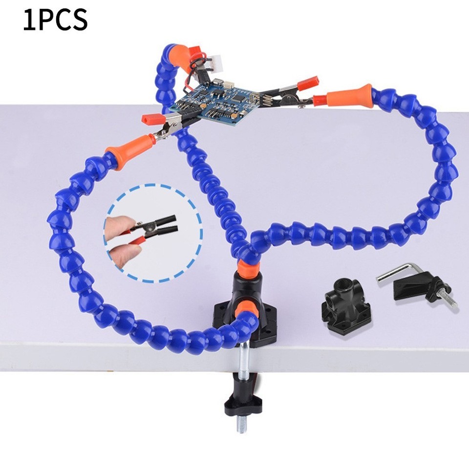 Professional Soldering Helping Hands Tool with 3 Flexible Arms and ...
