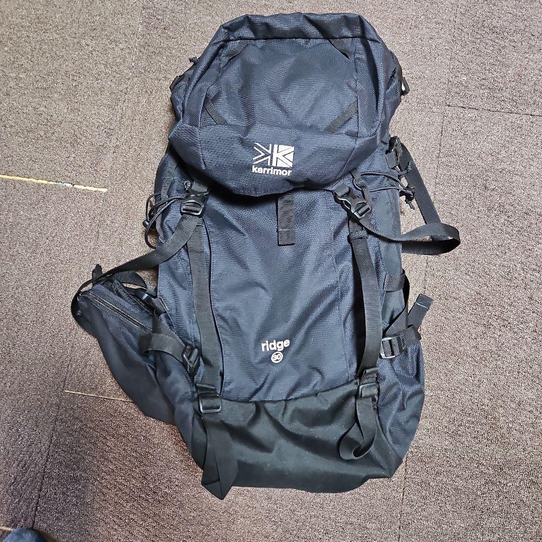 Karrimor Ridge Backpack 30L Black 210D Fabric Durable… - Gem