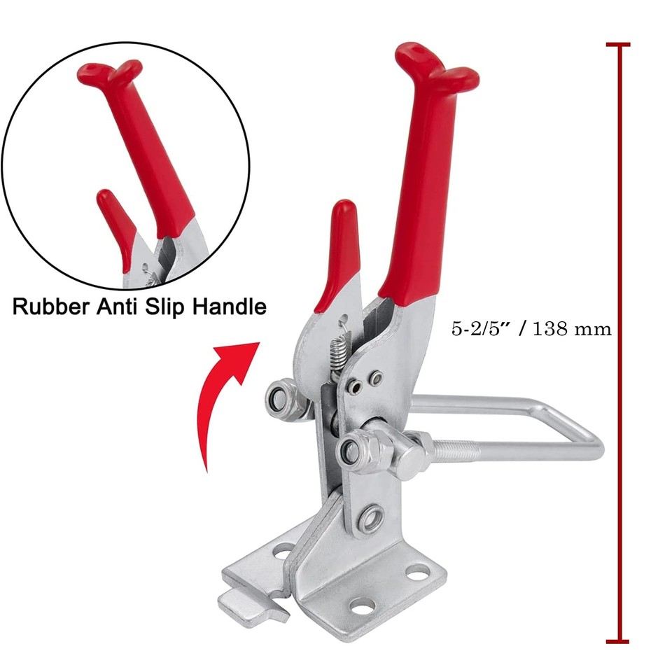 Accessbuy Toggle Clamp Latch, U-Bolt Self-Lock Large Toggle Hardware ...