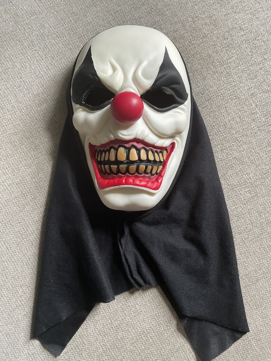 Black Clown Face Professional Clown Makeup Kit Red Black & White
