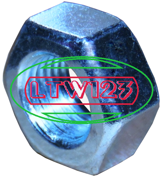 (4Pcs) M20-2.50 Metric Hex Nut Coarse Thread Zinc Plated Steel | eBay