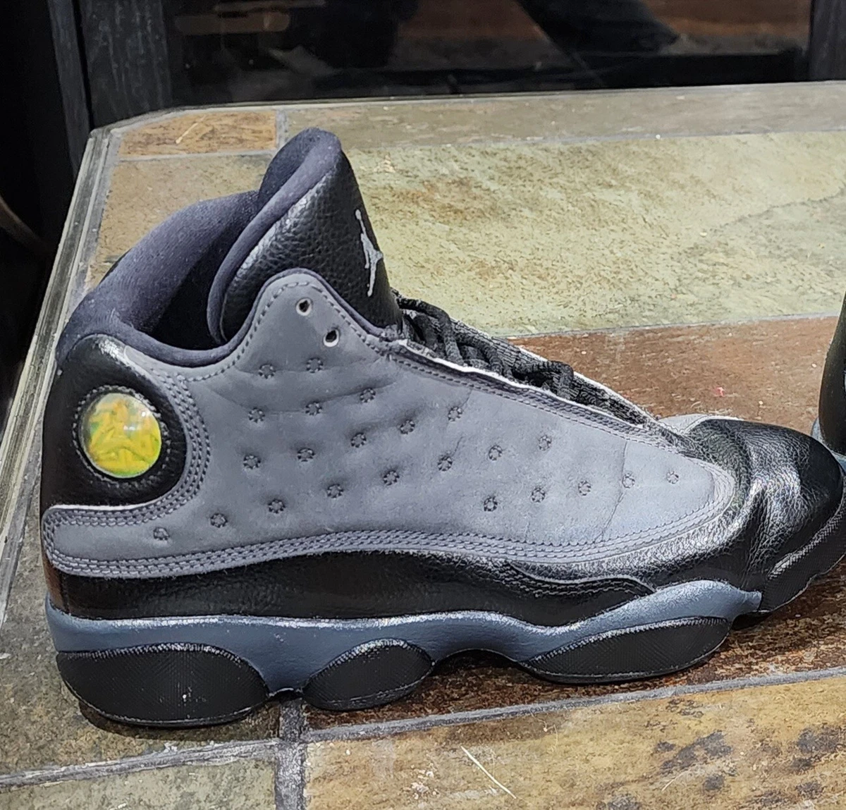 All Black Jordans 13