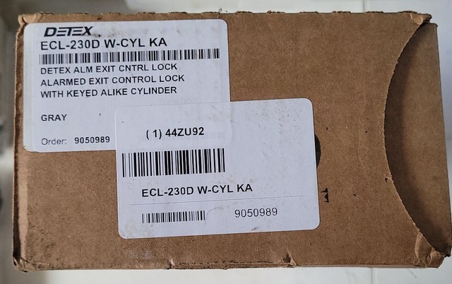 Detex ECL230D Emergency Door Exit Alarm for sale online | eBay