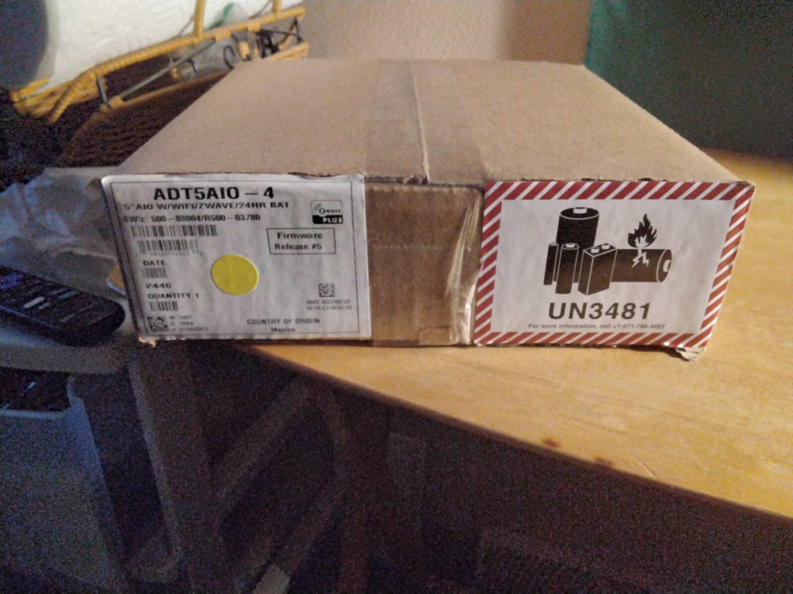 ADT ADT5AIO-1 Command 5-Inch All In One Security Control Panel ADT5AIO ...