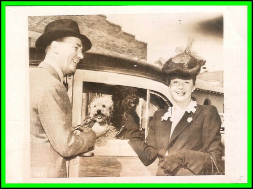BRIAN AHERNE & Wife - Original Agency Photo by GEORGE O'DAY 1946 - JUST ...