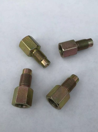 Metric Brake Line Adapter M9-1.0 Male to 3/8-24 Female 3/16 Tube AGS ...