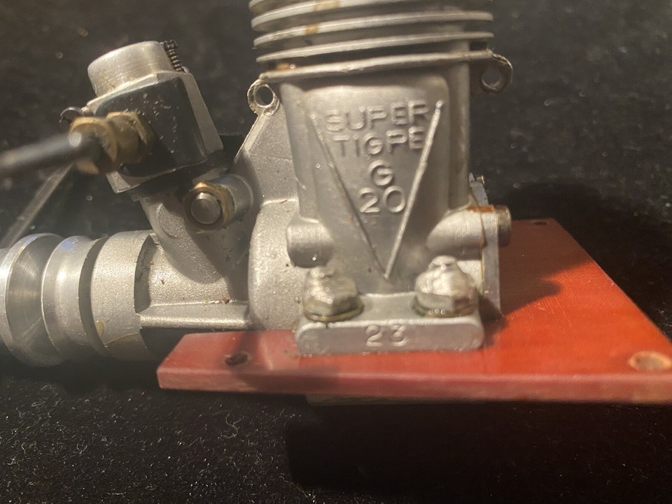 1965 Super Tigre G20 23 RC model airplane engine 3.6cc vintage Never ...