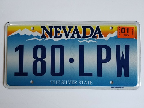 2015 Nevada NV License Plate 180 LPW | eBay