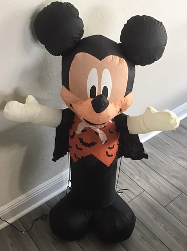 Disney Inflatable Halloween Mickey Mouse Vampire Figure 44” Tall | eBay