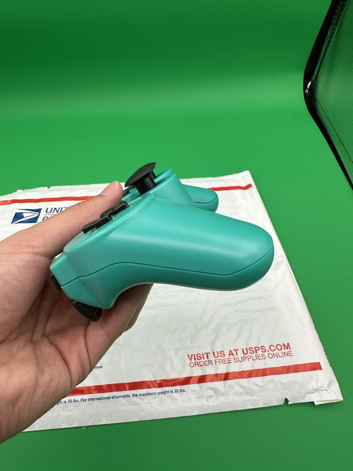 Wireless Controller For PS3 With Cool Turquoise Custom Design + Charger ...