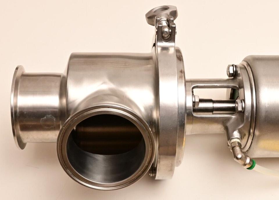 Alfa Laval 316L 3" Throttling Valve 771S-21M-24P-x-316L Siemens 73N-B ...