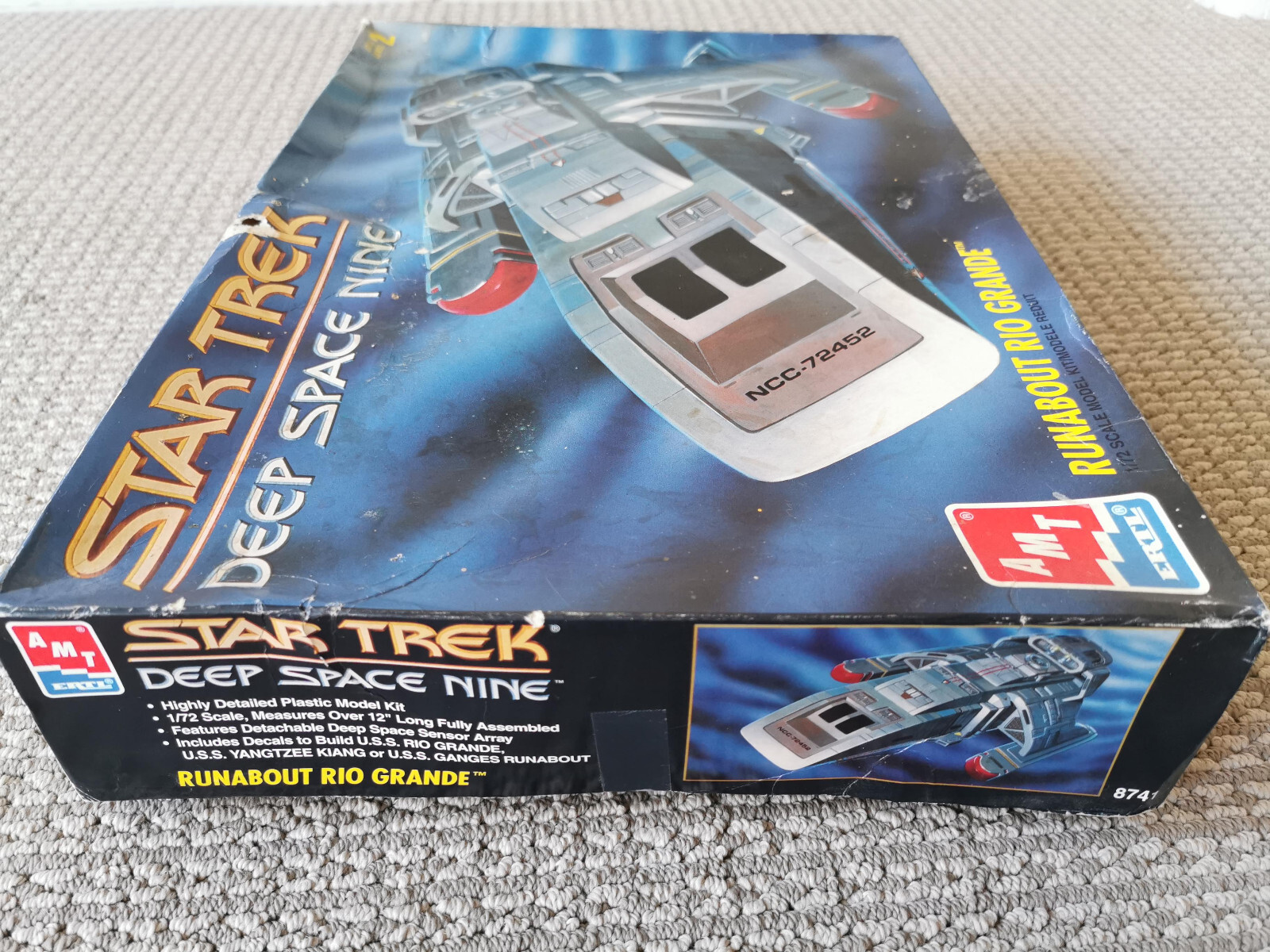 NIB STAR TREK Deep Space Nine AMT ERTL 1/72 Model Kit Runabout Rio ...