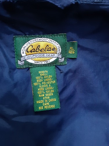 Cabela's Men's Outdoor Gear Button Up Jacket, Work Jacket RN#56835-Size ...