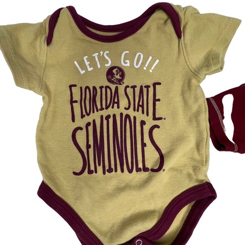 Florida State Size 6-9 months FSU Seminoles Baby Boy One Piece Outfits ...