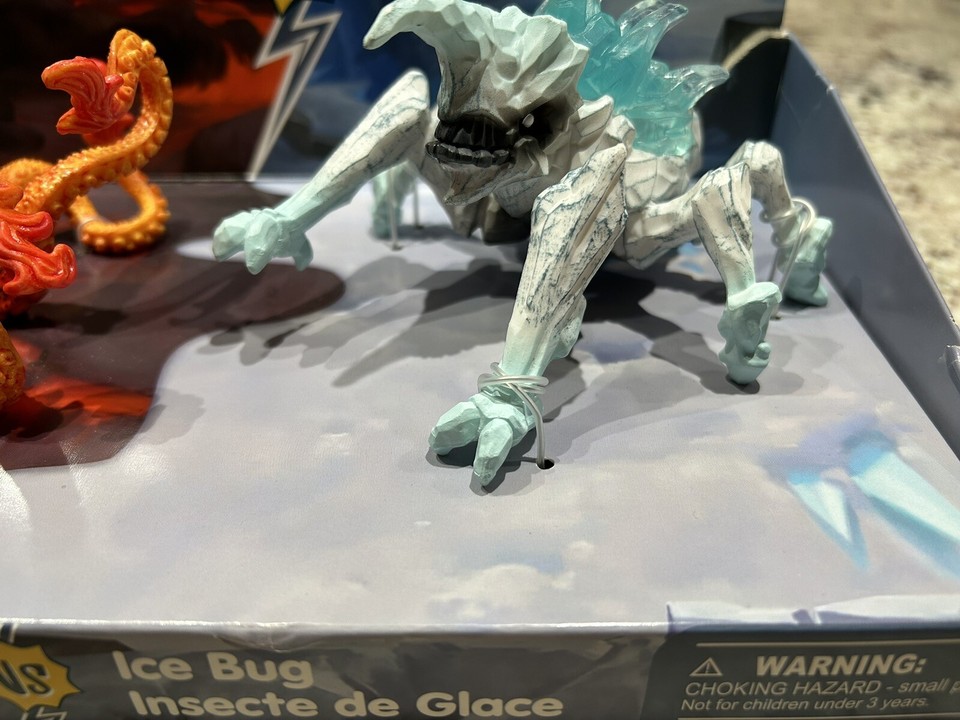 Schleich Eldrador Creatures Fire Kraken vs Ice Bug Toy Figure 70826 ...