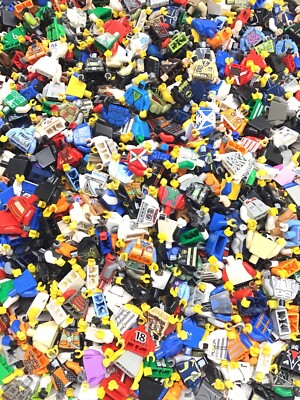LEGO LOT OF 100 MINIFIGURE TORSO PIECES RANDOMLY PICKED BODY PCS MIX OF ...