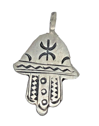 ROMAN HAMSAH HAND STERLING SILVER COLOR PENDENT ANTIQ ANCIENT FRAGMENT ...