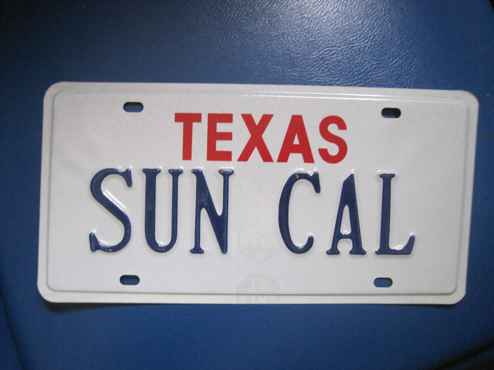 Vintage Texas Vanity License Plate SUN CAL | eBay