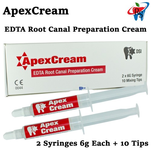 Dental EDTA 18% ApexCream Endodontic Cream Root Canal RC Prep 2x6gr ...