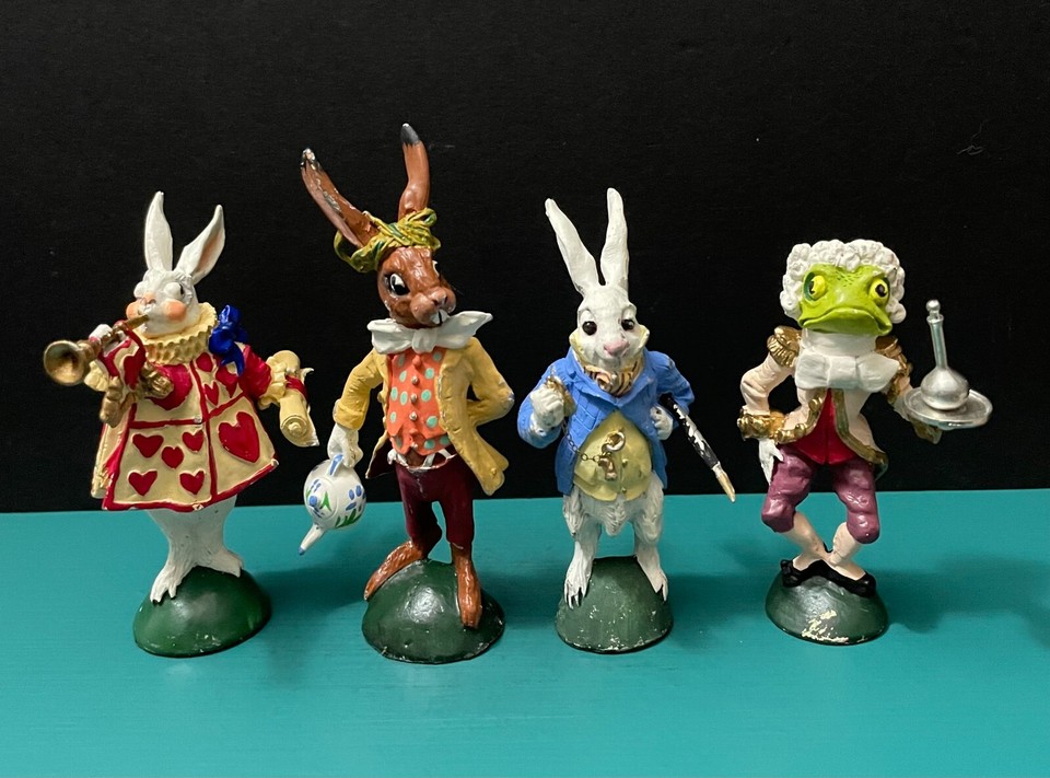 Hamilton Disney Collection Pewter 11 Alice in Wonderland Diorama Mini ...